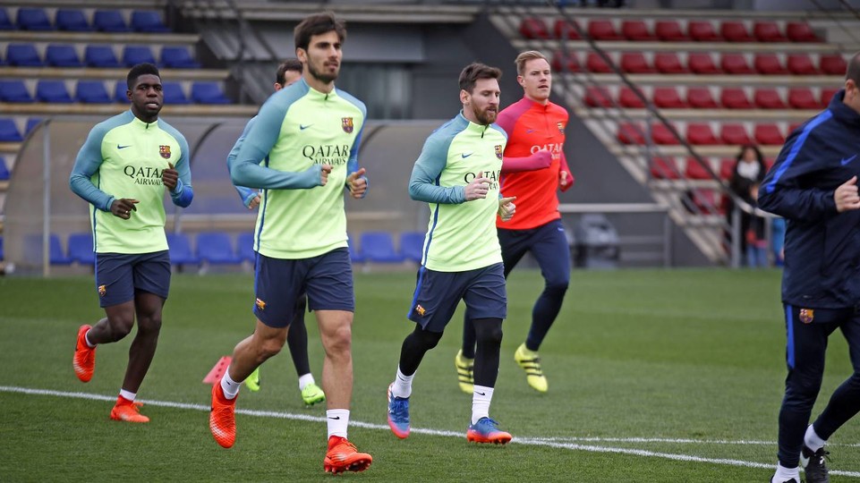 Training schedule for a decisive week - FC Barcelona